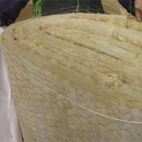 China Basalt Rockwool Fire Blanket With Wire Mesh Rock Wool Products for sale