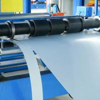 China PLC HMI Control System 50 M Length Rock Wool Sandwich Panel Line 380V/50Hz Power Supply for sale