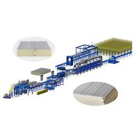 China 1200-2400 Mm Product Length Mineral Wool Sandwich Panel Production Line High Capacity 1000 Kg/h Capacity for sale