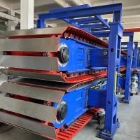 China 50-200 Mm Thickness Rock Wool Sandwich Panel Line Made From Basalt Raw Material 10 M Production Line Width for sale