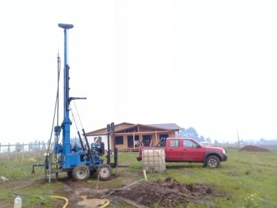 China 400m Rotary Mining Exploration Drill Rig Core Drilling Machine XY-400F Trailer Mounted 6000kg Hoisting for sale