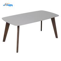 China 1600*850mm Modern Black Fixed type Ceramic top Dining Table, cut to size for sale