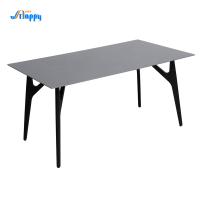 China 1500*850mm Modern customized Ceramic top Dining Table, knock-down, indoor type for sale
