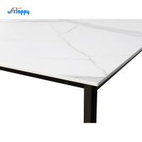 China 1500*850mm contemporary custom Ceramic top Dining Table, flat packed for sale