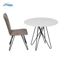 China Diameter 900mm Modern Customized Ceramic Kitchen Tables, Knock-Down, Indoor Type DT-1024 for sale