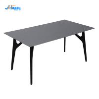 China 1500mm length Ceramic Top Dining Table Long Lasting With RTA Design DT-988 for sale