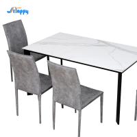 China 1350*800mm/1500*850mm Ceramic Dining Room Table Ceramic Top Kitchen Table Eco Friendly for sale
