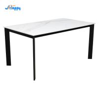 China 1350*800mm/1500*850mm Ceramic Dining Room Table Ceramic Top Kitchen Table Eco Friendly for sale