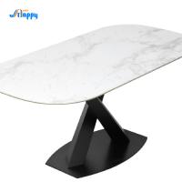 China White Modern Extendable Dining Table Ceramic 1700*900mm For Kitchen Use for sale