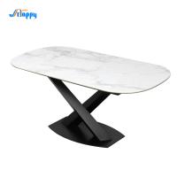 China White Modern Extendable Dining Table Ceramic 1700*900mm For Kitchen Use for sale