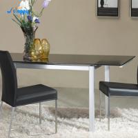 China High Stability Glass Top Kitchen Table Glass Top Dining Room Table 1100*700mm For Household for sale