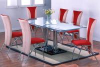 China 1660*900mm Extendable Dining Table Wear Resistant With Iron Frame for sale