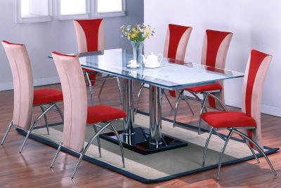 China 1660*900mm Extendable Dining Table Wear Resistant With Iron Frame for sale