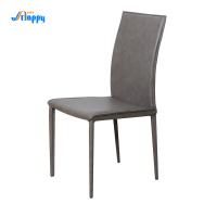 China Contemporary Stylish Leather Dining Chairs Customized With Resilience for sale