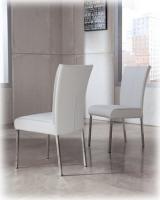 China Easy Cleaning Modern Leather Side Chair With High Back 48*62*94CM for sale