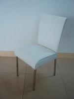 China Easy Cleaning Modern Leather Side Chair With High Back 48*62*94CM for sale