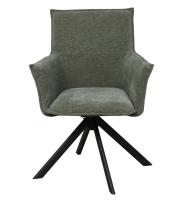 China Comfortable Modern Swivel Recliner Chair Sleek Design With Metal Frame for sale