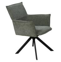 China Comfortable Modern Swivel Recliner Chair Sleek Design With Metal Frame for sale