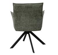 China Comfortable Modern Swivel Recliner Chair Sleek Design With Metal Frame for sale