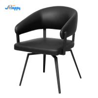 China Stylish Modern Leather Swivel Chair Impact Resistant For Home Use for sale
