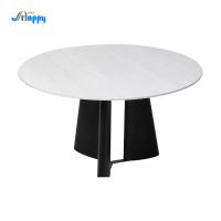 China 1200*720mm Mid Century Round Kitchen Table Mid Century Round Dining Table With Ceramic Top for sale