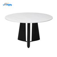 China 1200*720mm Mid Century Round Kitchen Table Mid Century Round Dining Table With Ceramic Top for sale
