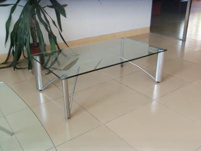 China Modern Style Rectangular Glass Coffee Table Stable Structure 1200*700*380mm For Home Furniture for sale
