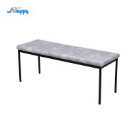 China Contemporary Customized Bench Indoor Furniture Grey Bench For Living Room for sale