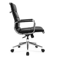China Custom Modern Swivel Chair Metal Frame Sleek Contemporary Design Suitable for Office Spaces and Professional Environments for sale
