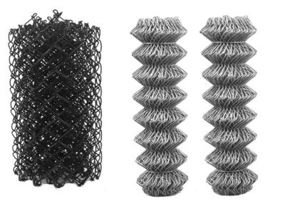 China 1.8m Height 20m Length  Galvanized Chain Link Fence for Farm Plantation for sale