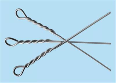 China 2.5m Length 12 Gauge Single Loop Galvanized Baling Wire for sale