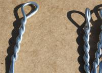 China 3.5mm*4.4m Anti Rust Galvanized Single Loop Quick Link Baling Ties Wire for sale