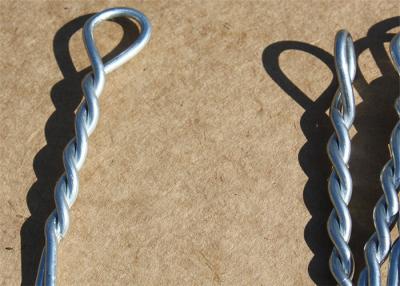 China 3.5mm*4.4m Anti Rust Galvanized Single Loop Quick Link Baling Ties Wire for sale
