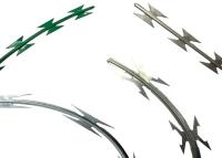 China 500mm Coil Diameter BTO-22 Galvanized Razor concertina Wire for sale
