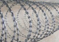 China 500mm Coil Diameter BTO-22 Galvanized Razor concertina Wire for sale