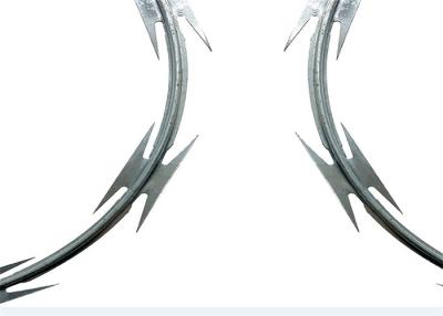 China 700mm Roll Diameter Razor Barbed Wire Cbt-65 Hot Dipped Galvanized for sale