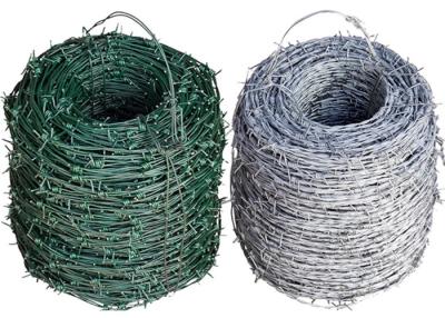 China 12kg Roll 1.2mm Razor Barbed Wire Farm Use Galvanized And Pvc Coated for sale