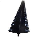 China 6 Foot Height Farm Y Fence Post Black Color Painted Antirust for sale
