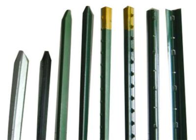 China 2m Length Green Metal Fence Post T Type Y Type U Type for sale