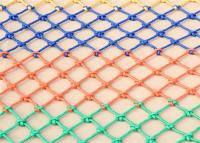 China 10*10cm Diamond Safety Rope Net with 3 Strand Structure Made of PE and Nylon Synthetic Fiber for sale