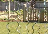 China 8.0mm Diameter 2.0m Height Greenhouse Iron Spiral Plant Support Wire Galvanized or PVC Coated for sale