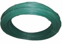 China 2.4mm Diameter Dark Green PVC Coated Iron Wire with Corrosion Resistance for Construction and Binding for sale
