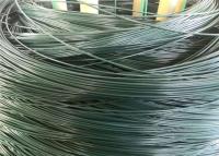 China 2.4mm Diameter Dark Green PVC Coated Iron Wire with Corrosion Resistance for Construction and Binding for sale