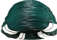 China 2.4mm Diameter Green Pvc Coated Iron Wire Corrosion Resistance for sale