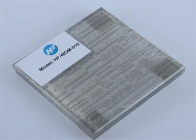 China 8mm Thickness Mesh Laminated Glass Uv Resistant Metal Wire For Partitions for sale