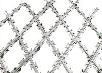 China 100*200mm Mesh Size Concertina Barbed Tape Ss316 304 Stainless Steel Welded for sale