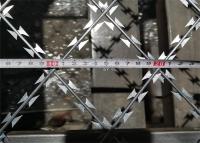 China 100*200mm Mesh Size Concertina Barbed Tape Ss316 304 Stainless Steel Welded for sale