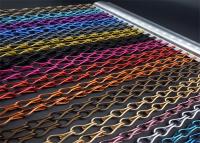 China 2m Height Gold Color Aluminium Chain Link Metal Mesh Curtain for Decorative for sale