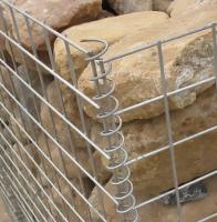 China 2mx1.0mx1.0m Heavy Galvanized Gabion Box with 100mm Hole Size for Long-Term Use for sale