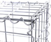 China 2mx1.0mx1.0m Heavy Galvanized Gabion Box with 100mm Hole Size for Long-Term Use for sale
